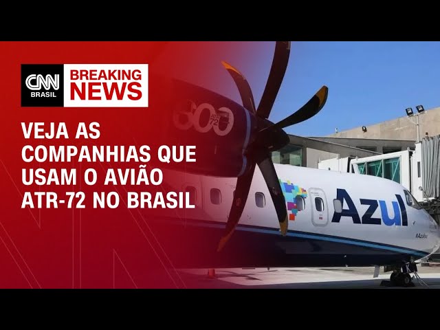 Veja as companhias aéreas brasileiras que utilizam o ATR, modelo que ...