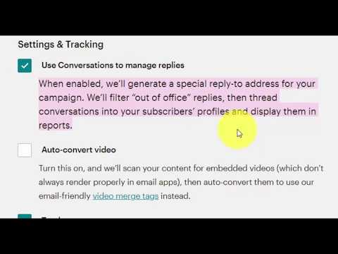 Using Conversations In Mailchimp