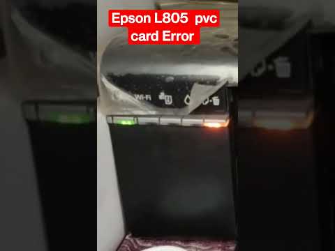 Epson L805 L800 pvc card Error ink pad Reset software #reset #service