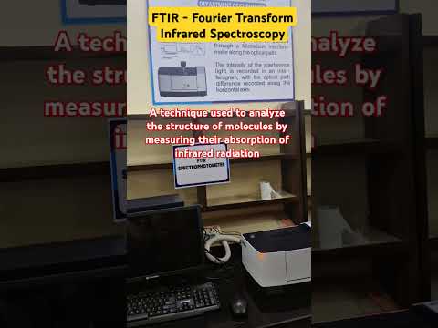 FTIR Spectrophotometer Instrument&their Componants||#cg#msc#spectroscopy#chemistry#short#viral#video
