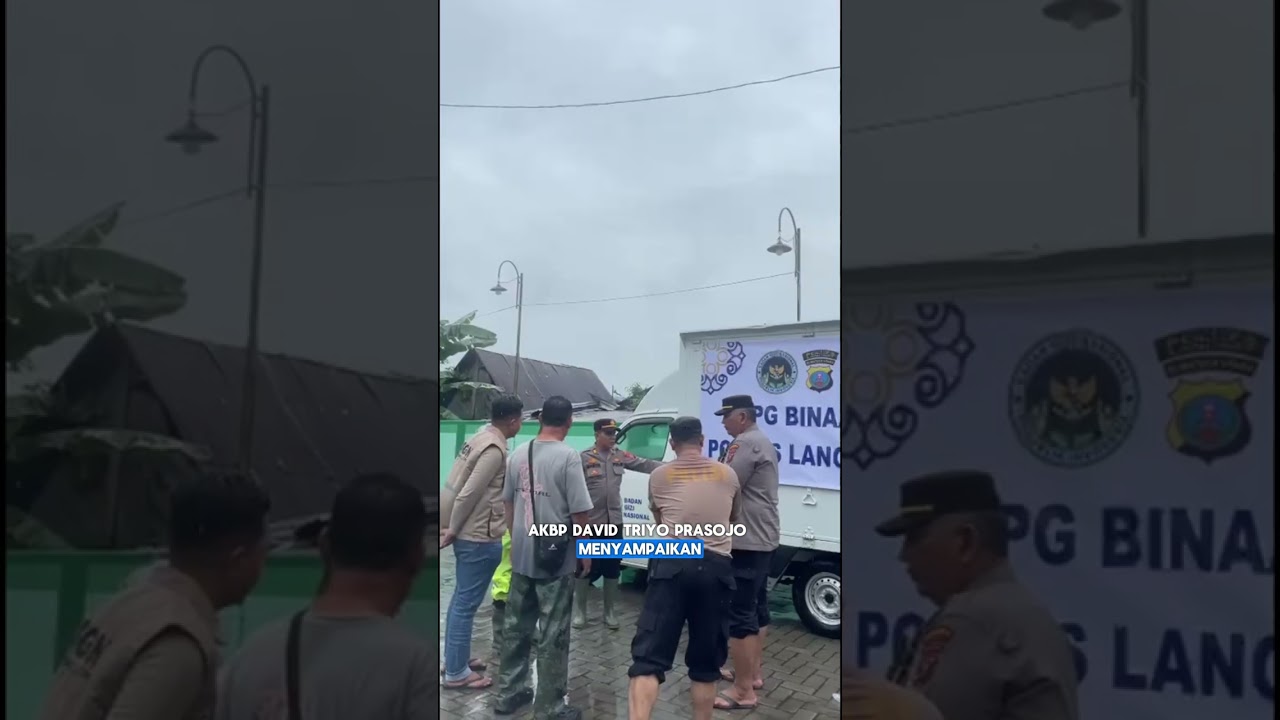 Penyaluran bantuan kemanusiaan Polres Langkat kembali berlanjut.
