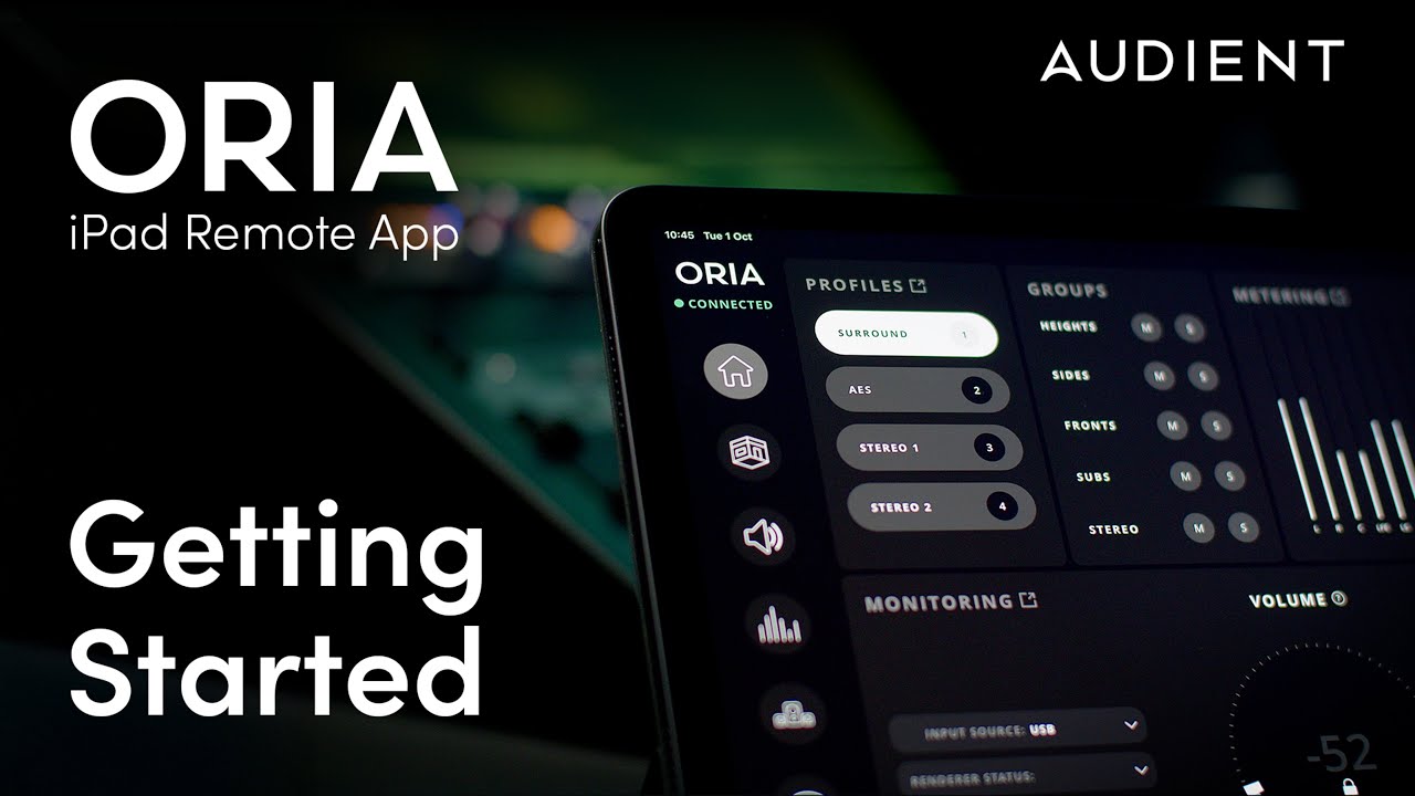 ORIA iPad Remote - Quick Start