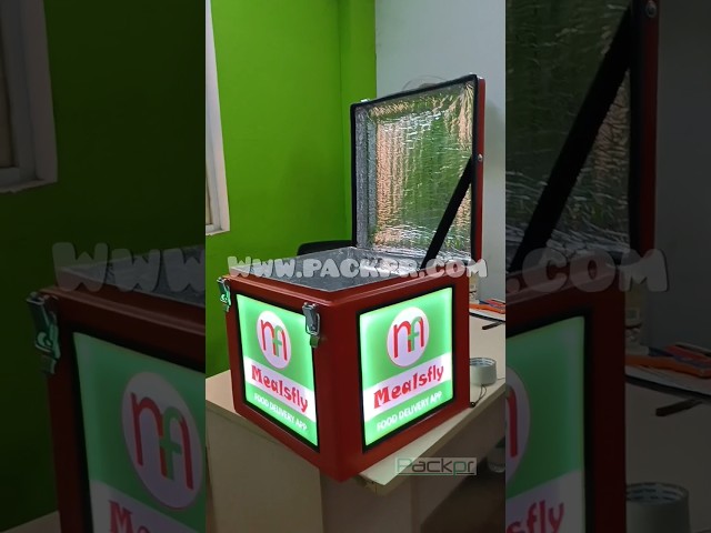 Pizza Delivery Boxes - LED Food Delivery Box Manufacturer from New Delhi