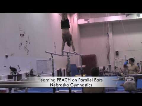 video – gymnastics Parallel Bars spotting belt – Gymnastics Coaching.com