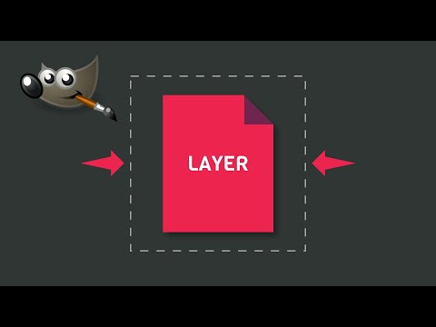 How to Crop a Single Layer in GIMP