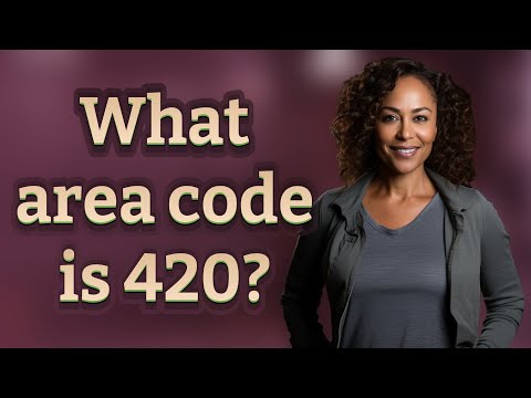 What area code is 420?
