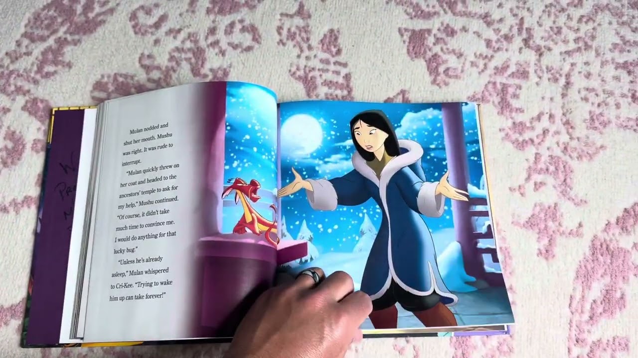 Disney Princess Bedtime Stories Kids Book (product link in description) 
