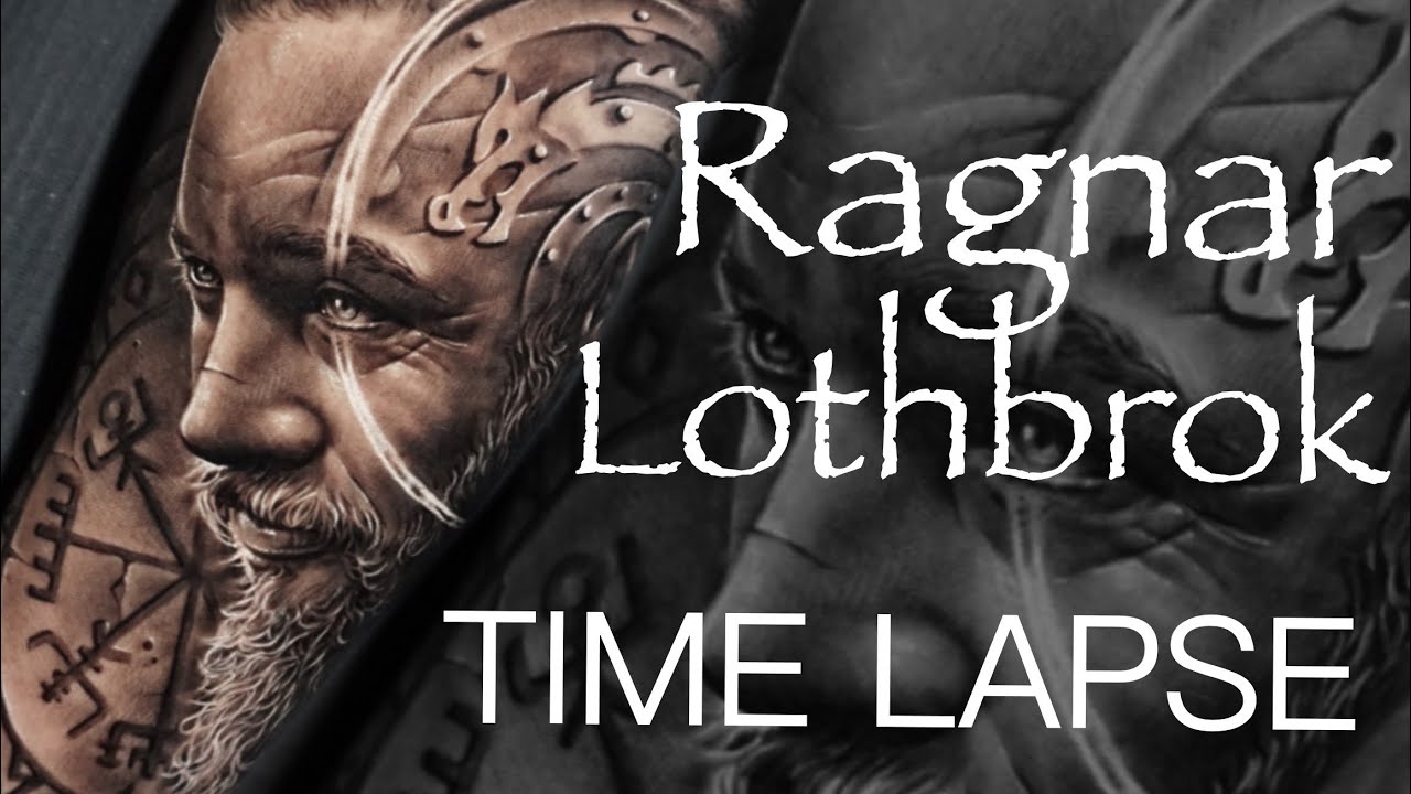 Tattoo Ragnar Lothbrok - TIME LAPSE