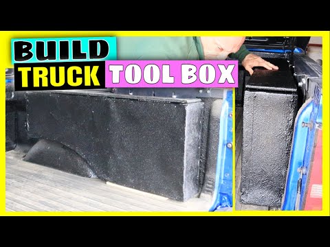 DIY HOW TO BUILD TRUCK BED TOOL SIDE BOX Pickup Truck Tool Box Ideas