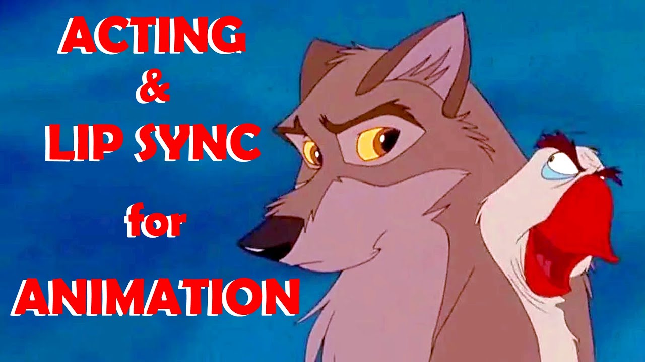ACTING & LIP SYNC - Animation Lecture