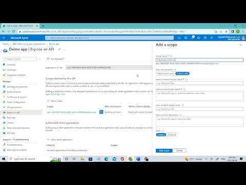 Add a scope requiring admin consent|| Admin and users vs Admins only||Azure ||SC300