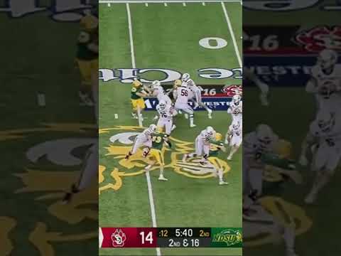 South Dakota 48 Yard Touchdown vs. NDSU #collegefootball #fcsfootball #ncaa #sports #football