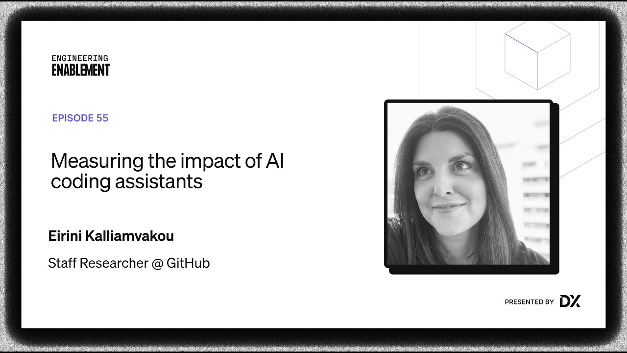 Measuring and rolling out AI coding assistants | Eirini Kalliamvakou (GitHub)