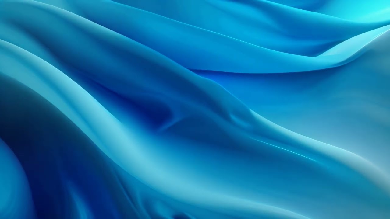 abstract blue background with smooth lines and waves illustration. Abstract Background with 3D Wave