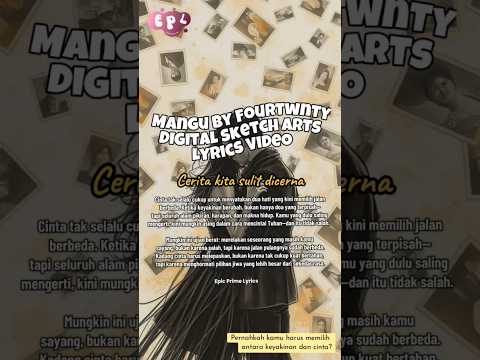 Mangu by Fourtwnty | Digital Sketch Arts Lyric Video #lyricvideo #epicprimelyrics #mangu