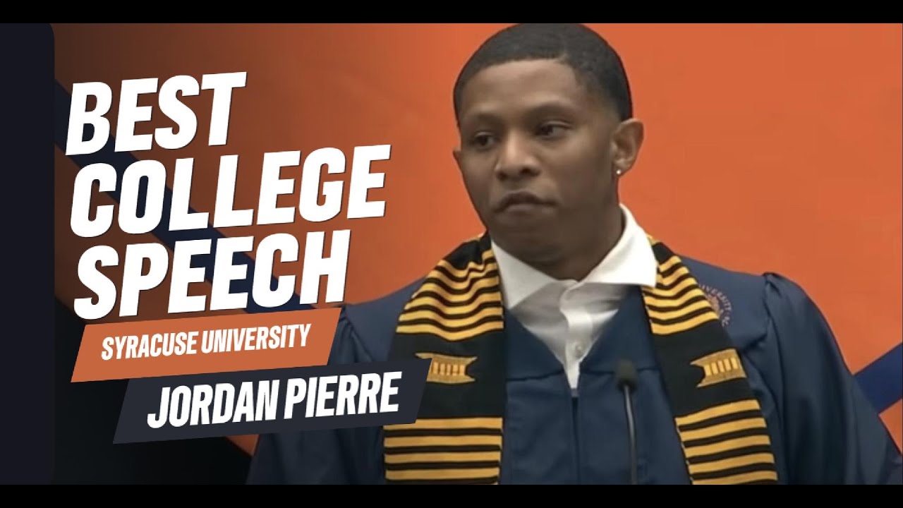 The Danger of a Single Narrative: Jordan Pierre’s Powerful Syracuse University Graduation Speech