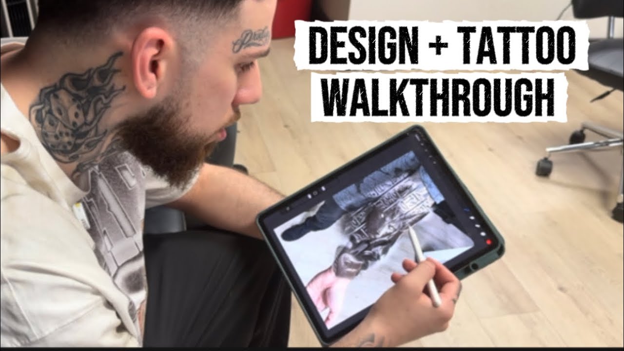 Anubis forearm Tattoo - DESIGN + TATOO TUTORIAL 