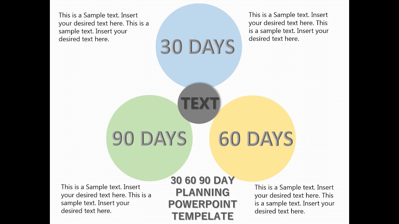 Simple 30-60-90 Day PowerPoint Template