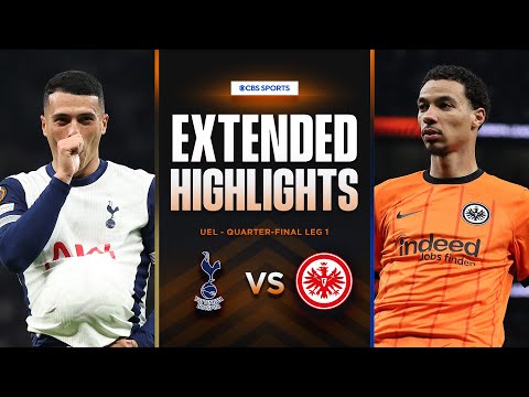 Tottenham vs. Eintracht Frankfurt: Extended Highlights | UEL Quarter-final Leg 1 | CBS Sports Golazo