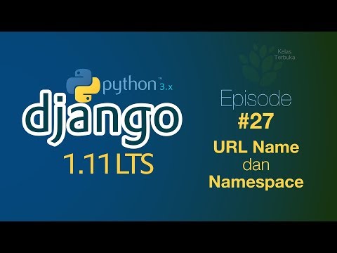 Learn Belajar Django 27 URL Name dan Namespace - Mind Luster