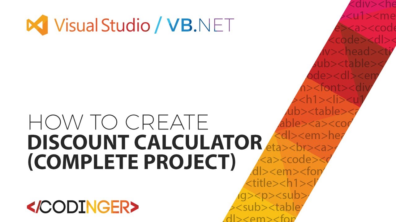 VB.NET - Discount Calculator (Complete Project)