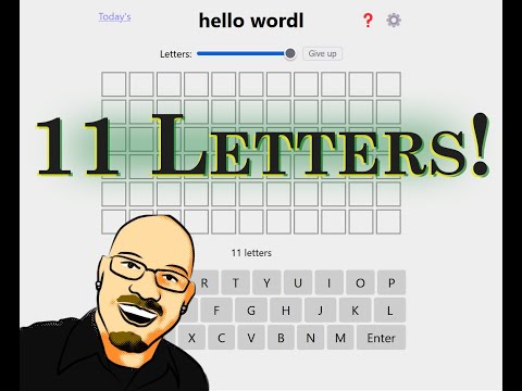 Wordle with 11 Letters? - How to Play Hello Wordl