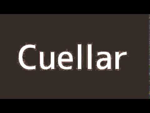 How to say Cuellar in Spanish