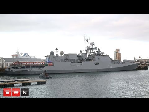 Indian stealth frigate docks in Cape Town Harbour