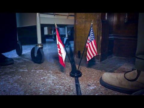 HASKELL LIBRARY on Canada/US border - WildTravelsTV.com