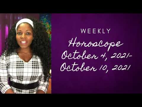 WEEKLY ALL ZODIAC SIGNS ASTROLOGY HOROSCOPE OCTOBER 4, 2021
