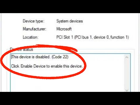How to Fix This Device is Disabled (Code 22) Error on Windows 11/10 Problem