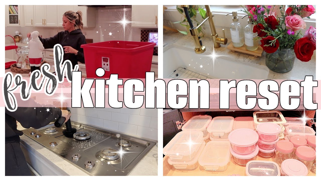 ✅ NEW YEAR KITCHEN RESET 🧼 Declutter, Clean, Organize & Undecorate With Me ✨