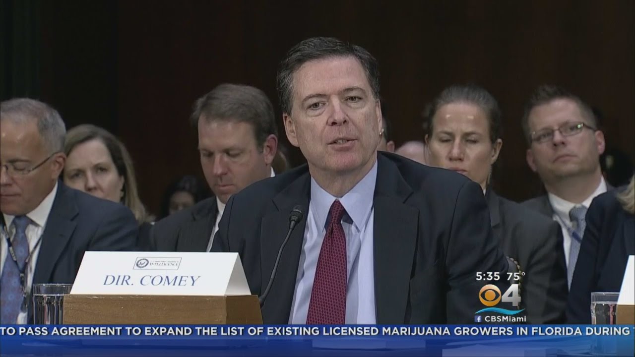 All Eyes On Capitol Hill For Comey Testimony