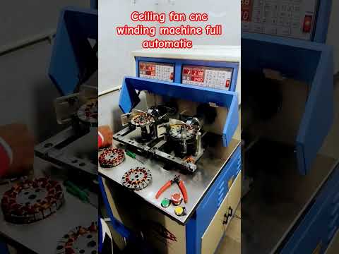 Ceiling fan cnc winding machine full automatic New model #video #Manufacturing #machine #delhi