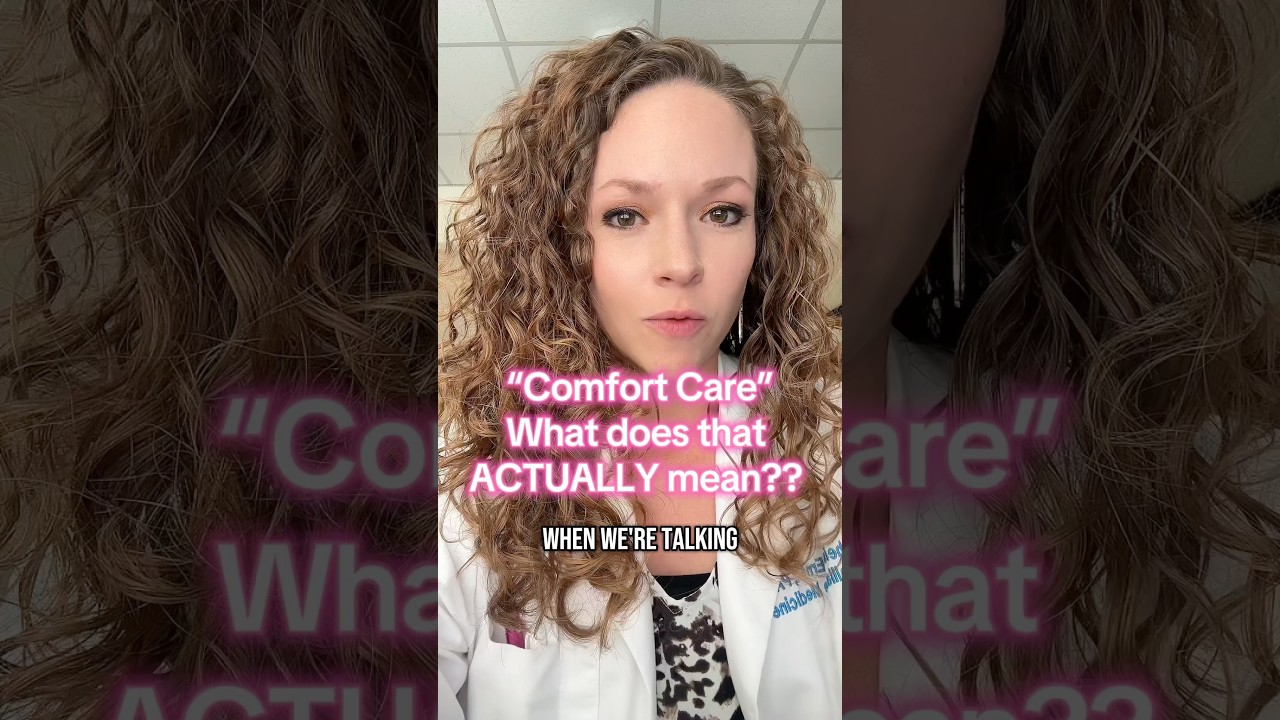 Comfort care- what is it??