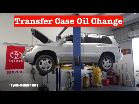 06 Toyota Highlander transfer case gear oil change