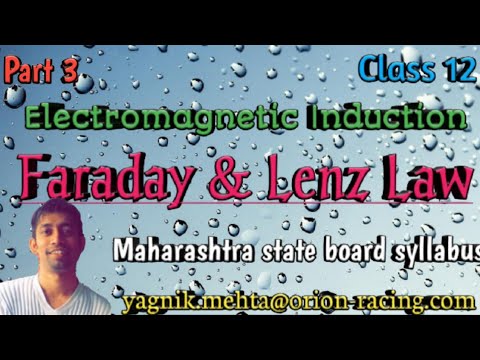 Faraday's Laws & Lenz's Law Basics in Hindi | Induced current | Electromagnetic Induction - Lec 3