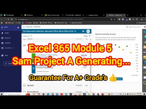 Excel 365 Module 5 Sam Project A Generating... |Cierva System |Textbook Project Exam 1, 2, 3, 4, 5