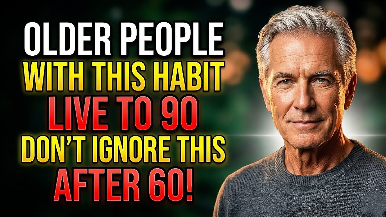 Live to 90+ Naturally 🧠 | 6 Daily Habits That Slow Aging & Boost Energy After 60