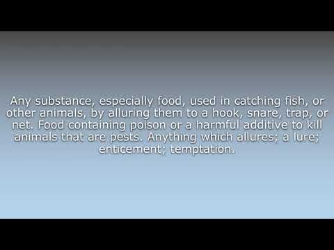 What does Bait mean?