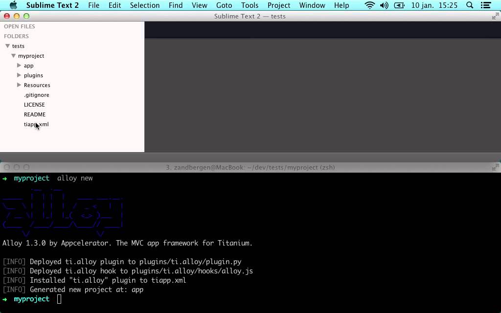gitTio Package Manager for Titanium & Alloy