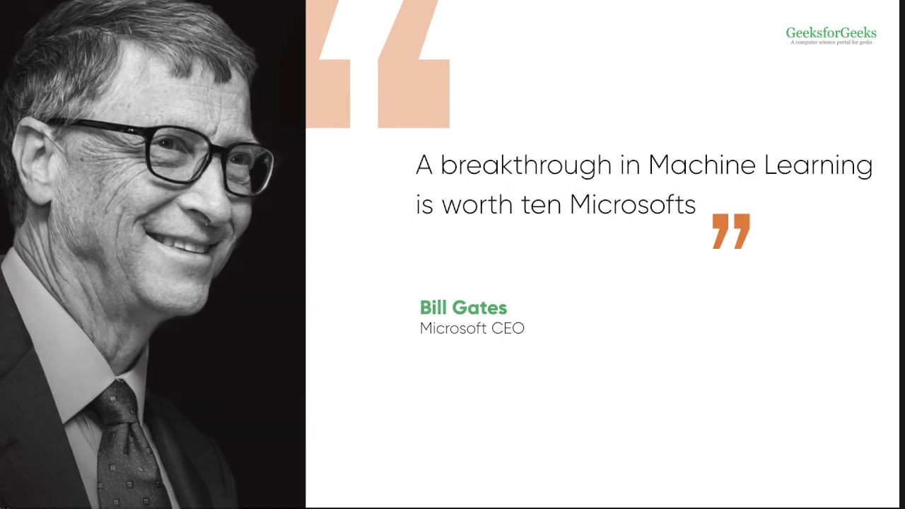 Machine Learning Foundation | GeeksforGeeks