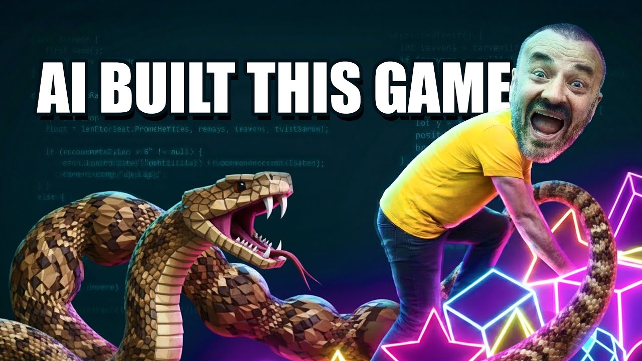 This New AI Built My Mobile Game (Snake + Music, No Code)