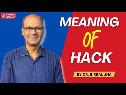 Meaning of hack #hacking #britishlingua #english #learnenglishwithbrits