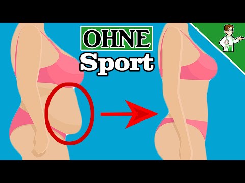 Bauchfett verlieren ohne Sport - Mit diesen 9 Tipps klappt es! ❌✅