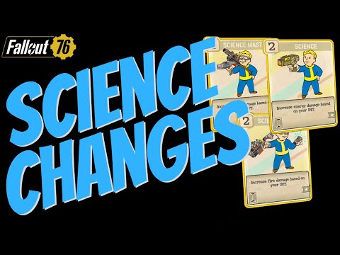 Fallout 76 PTS - Science Cards Are Changing....Again