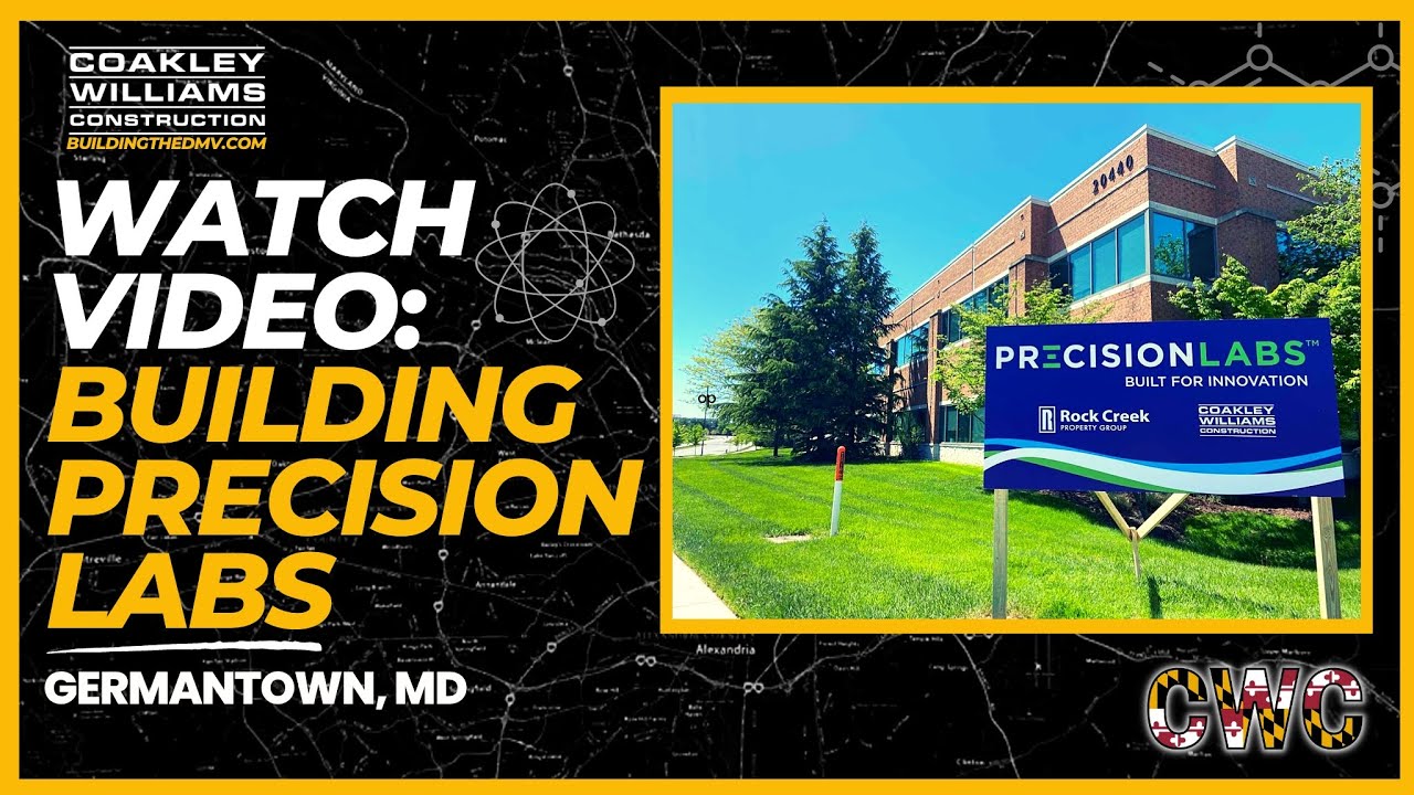 Precision Labs in Germantown, MD | Life Science Construction Project