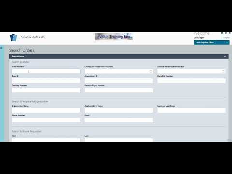LR-How to Search for an Order