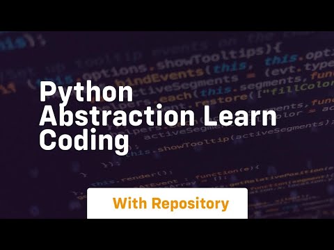 Python abstraction learn coding