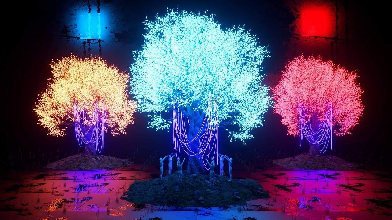 Cinema 4D Octane Render Tutorial - Create Beautiful Lighting Trees
